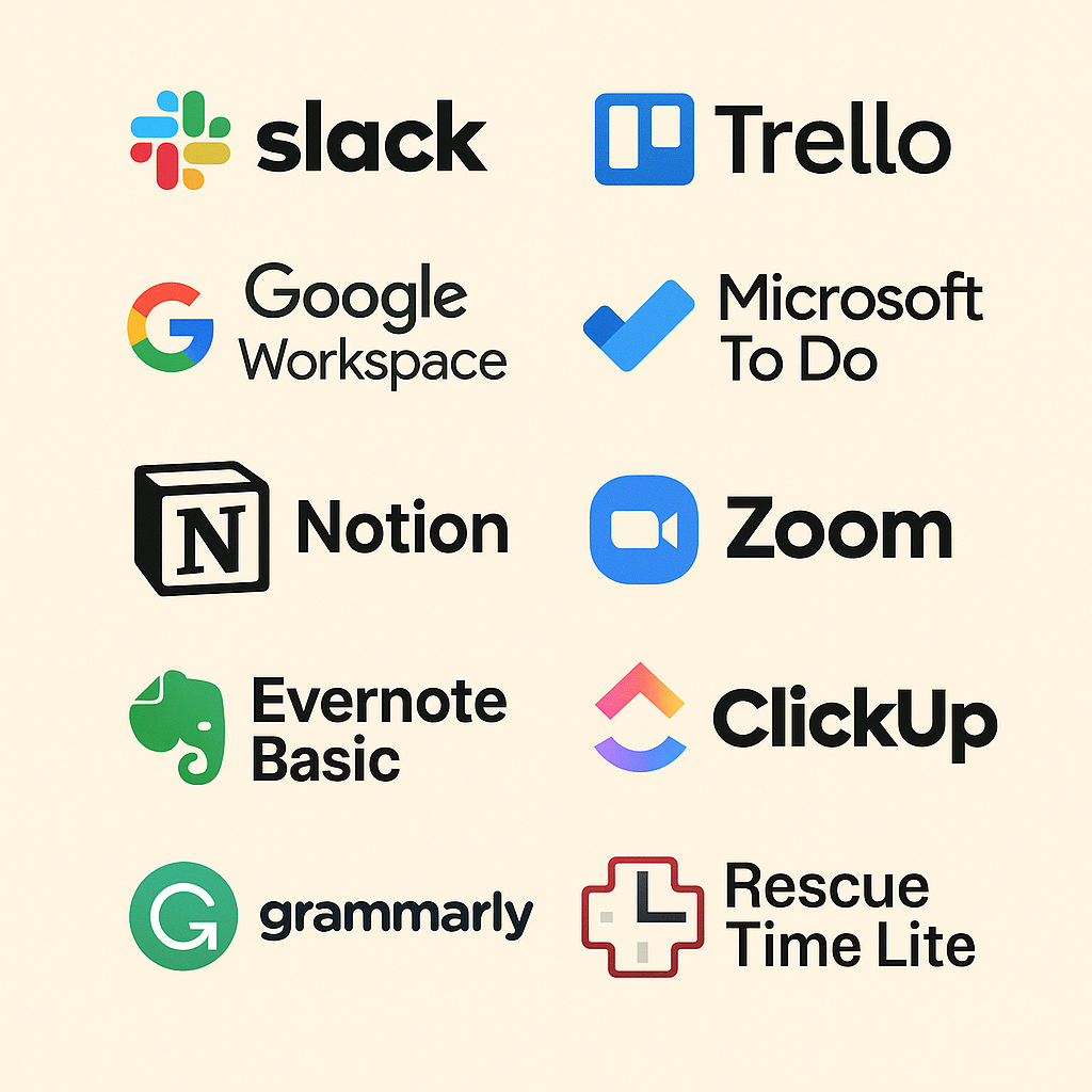 10 Best Free Productivity Apps for Remote Workers (2025) – ToolSyra